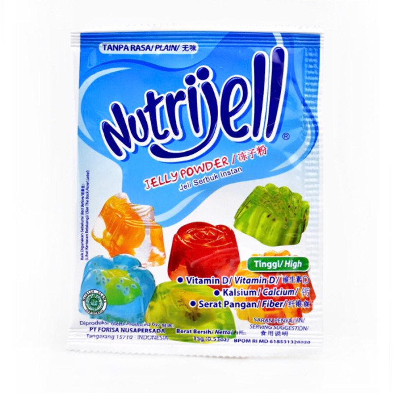 Jual Nutrijell Plain 15 Gr | Shopee Indonesia