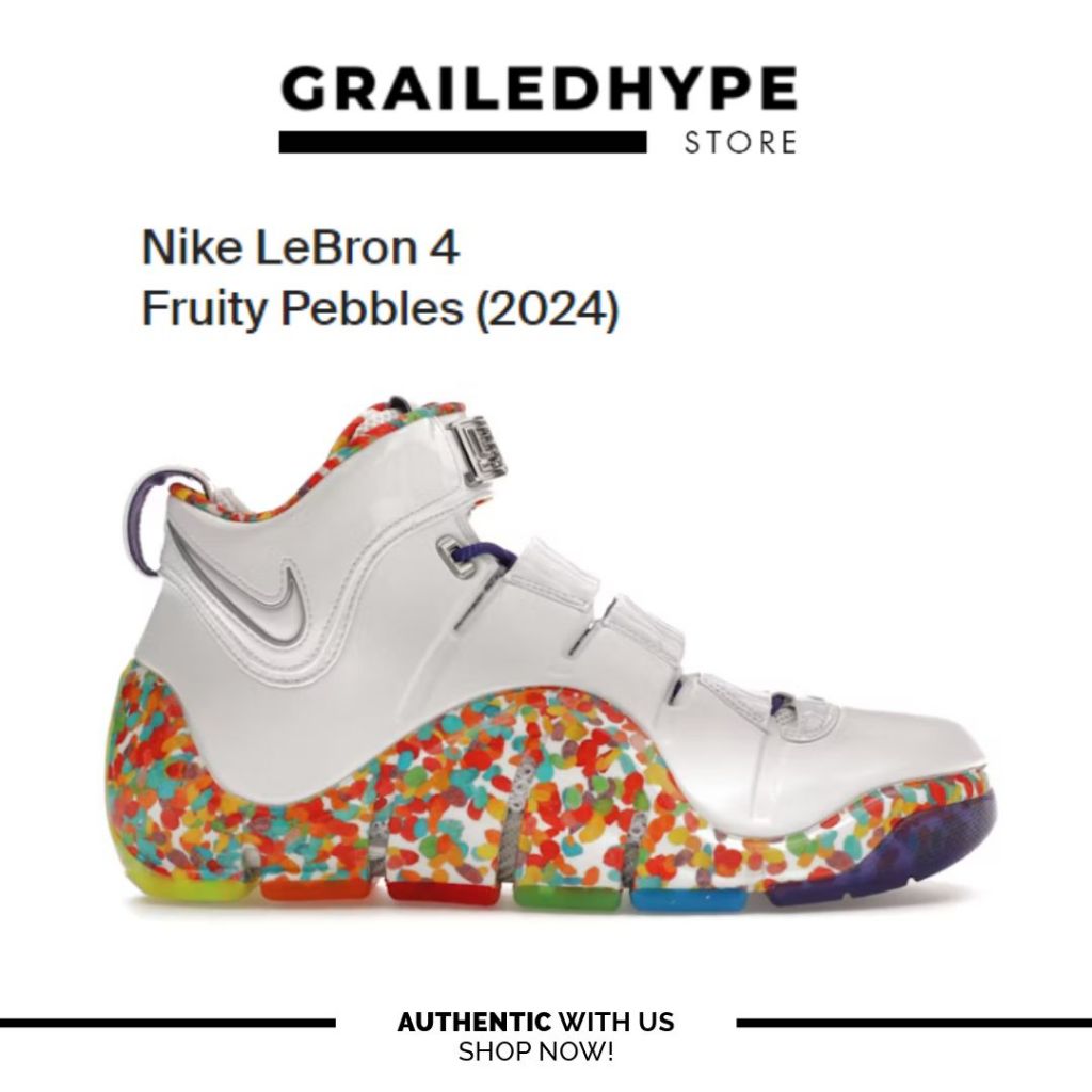 Jual Nike LeBron 4 Fruity Pebbles (2024) | Shopee Indonesia