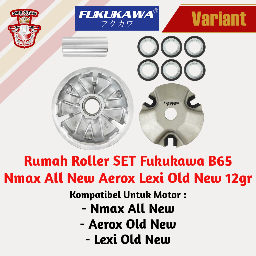 Jual Rumah Roller Set Yamaha Nmax 150 Lama Old 2DP 12 gr Fukukawa ...