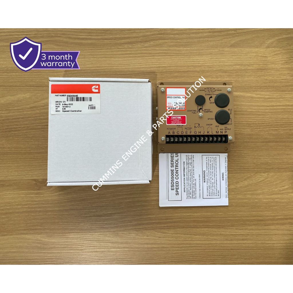 Jual Speed Controller ESD5500E For Cummins 4B , 6B , 6L Engine | Shopee ...