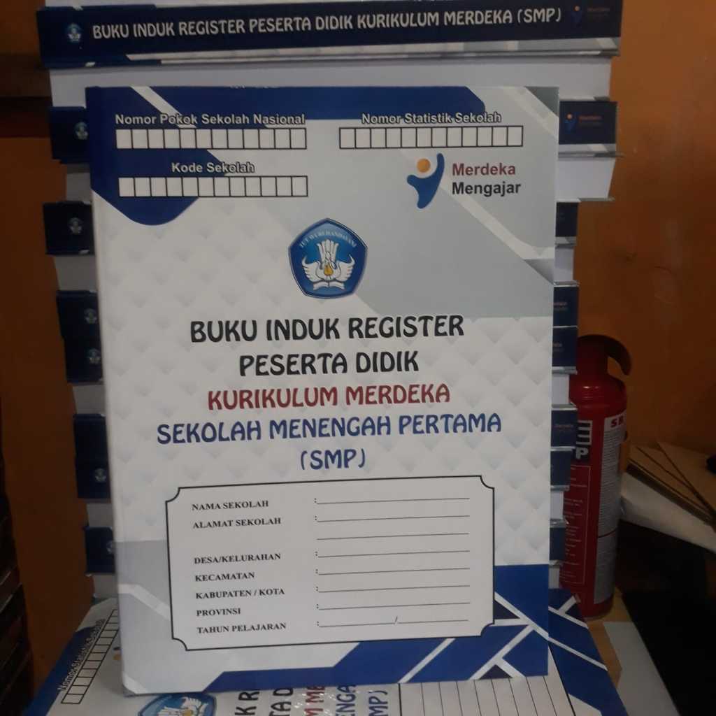 Jual BUKU INDUK REGISTER SISWA SMP P5 KURIKULUM MERDEKA (40 SISWA ...
