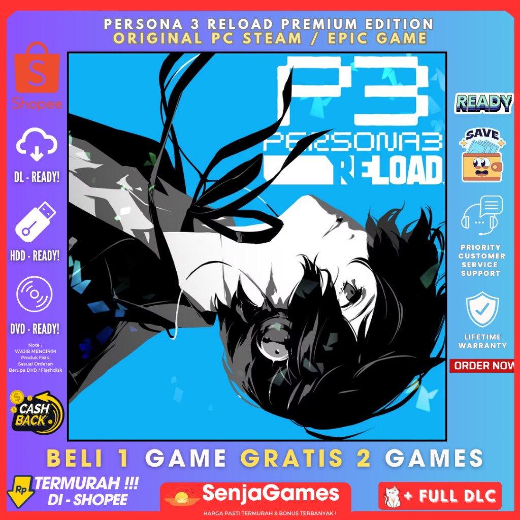 Jual PERSONA 3 RELOAD PREMIUM EDITION PC ORIGINAL GAME TERMURAH FULL ...