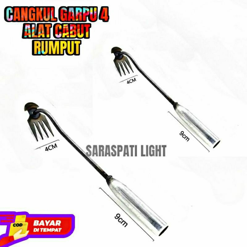 Jual Alat Garpu Taman Baja asli Tebal Alat Berkebun Cabut Rumput liar ...