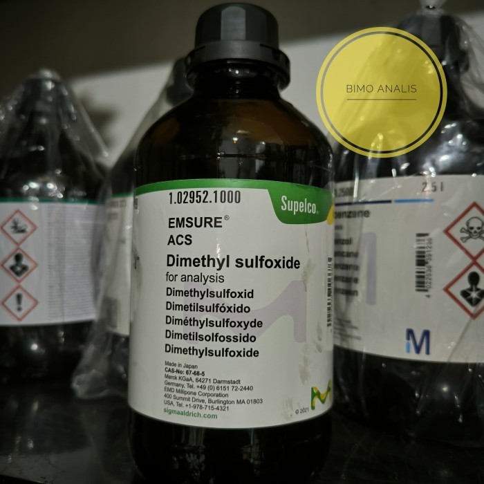 Jual Dimetil sulfoksida / Dimethyl sulfoxide | DMSO PRO ANALIS | MERCK ...