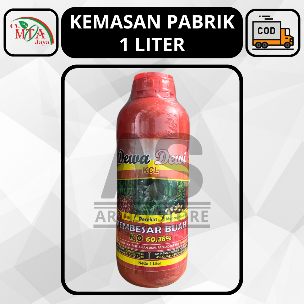 Jual Dewa Dewi KCL Cair Pembesar Buah dan Umbi 1 Liter | Shopee Indonesia