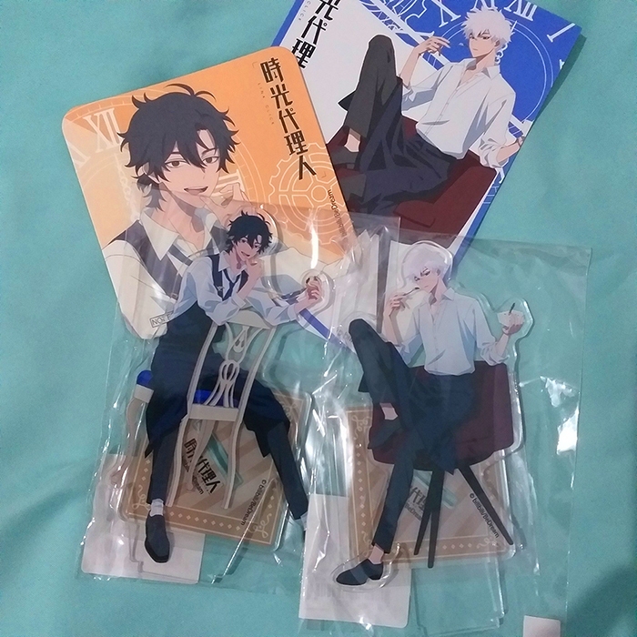 Jual Link Click Smile base cafe collab 2022 acrylic standee set lu ...