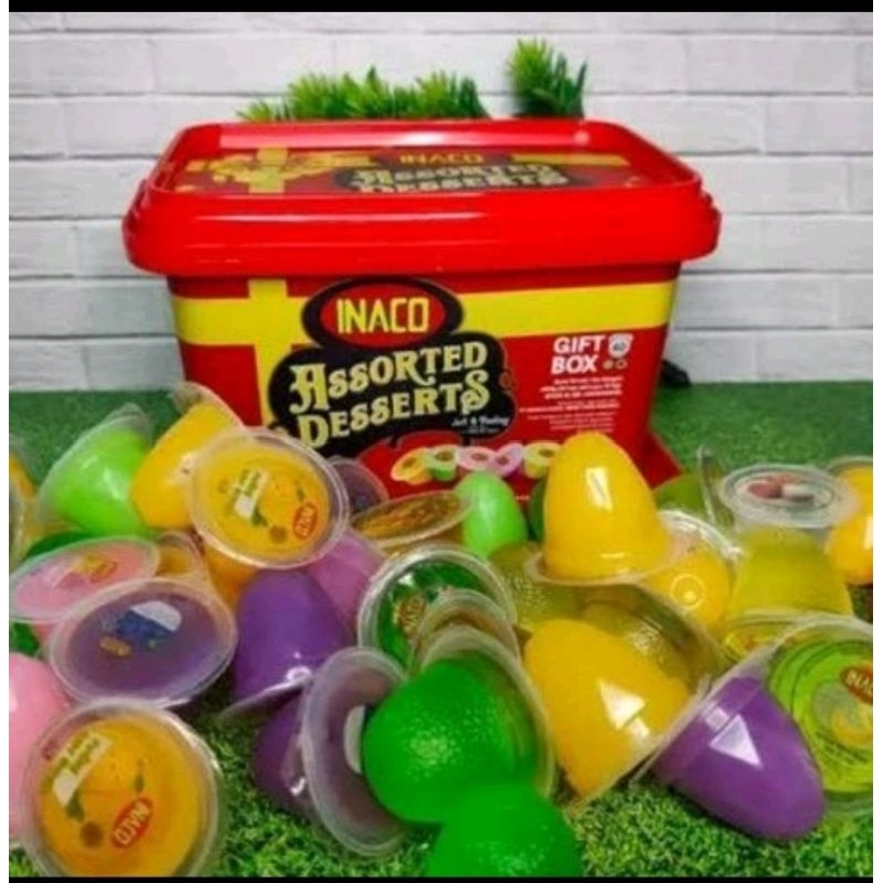Jual Inaco assorted desserts gift box 600gr 40pcs | Shopee Indonesia