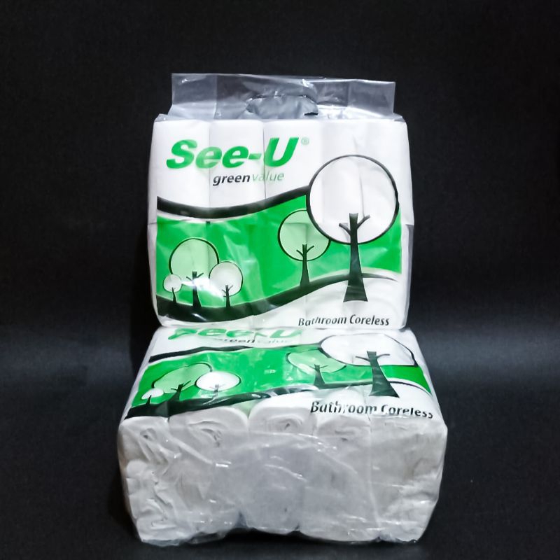 Jual Tissue Tisu See-U See U Toilet Bathroom Coreless / Tissue Tanpa ...