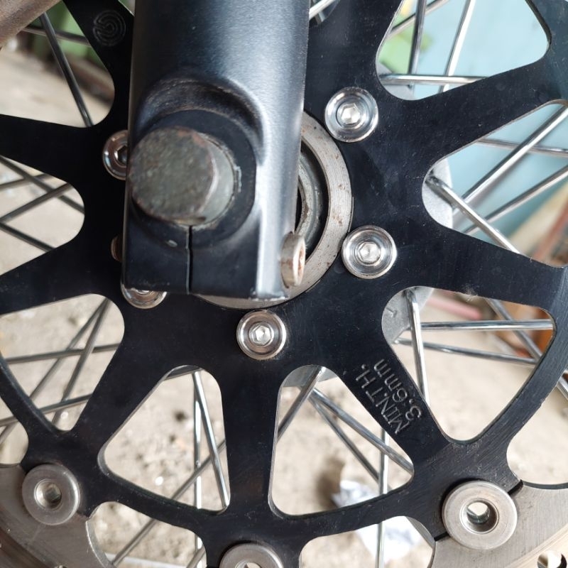 Jual baut disk piringan stainless slim model heng cnc AA,m8 atau baut ...