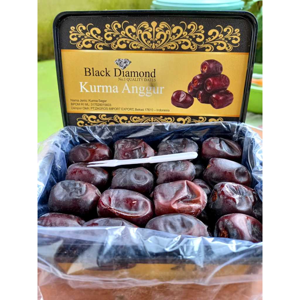 Jual Kurma Anggur Persia Black Diamond Kemasan Premium Berat 550gr ...