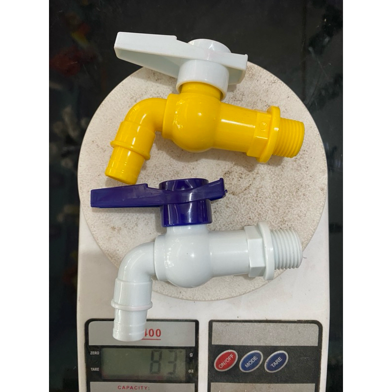 Jual Kran keran Air Plastik Tembok dan Taman PVC ABS Model Engkol 1/2 ...