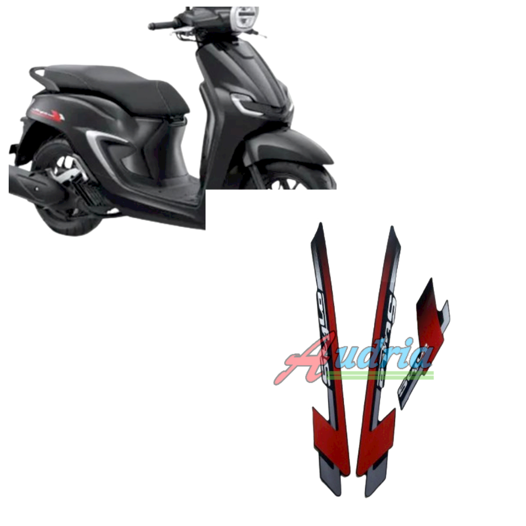 Jual Striping Stiker Stripping Motor Honda Stylo 160 2024 Full Hitam ...