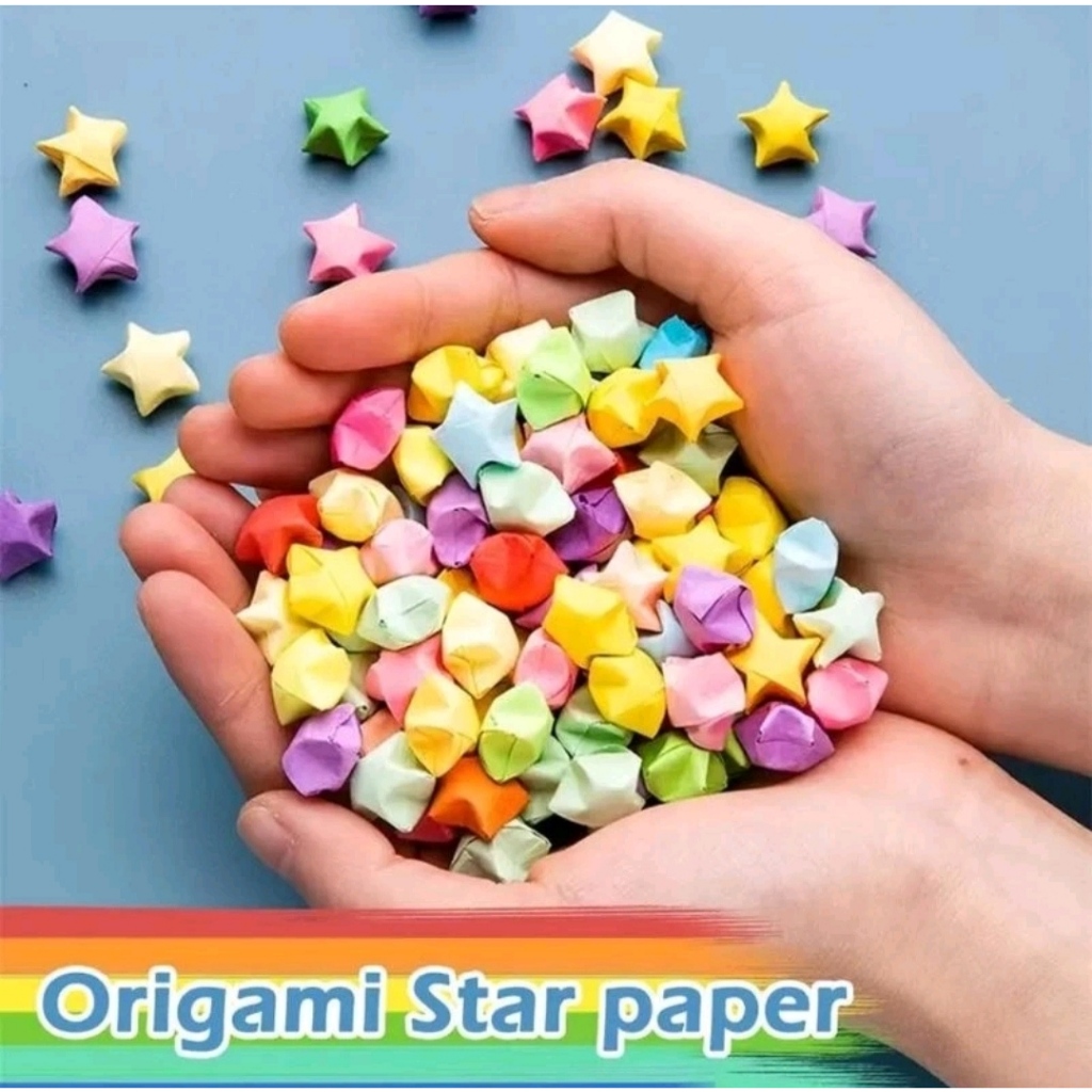 Jual Kertas Lipat Bintang - Paper Star - Origami bintang - DIY ...