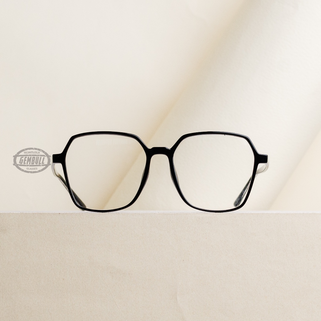 Jual GEMBULL GLASSES - KACAMATA KOTAK SEMI LEBAR COCOK MUKA CHUBBY ...