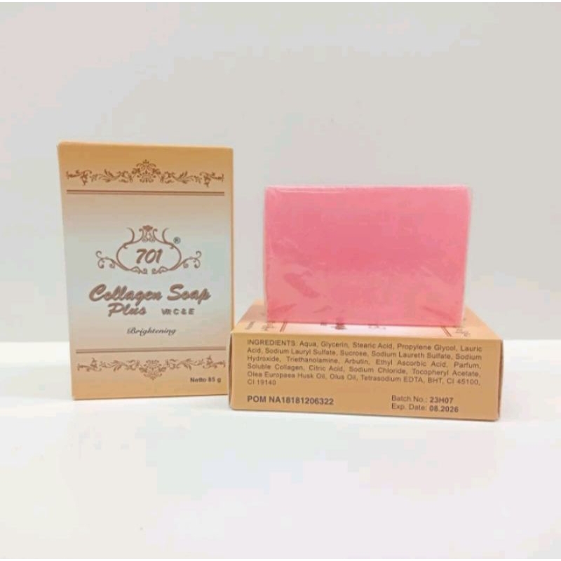 Jual sabun collagen 701 brightening soap 85g | Shopee Indonesia