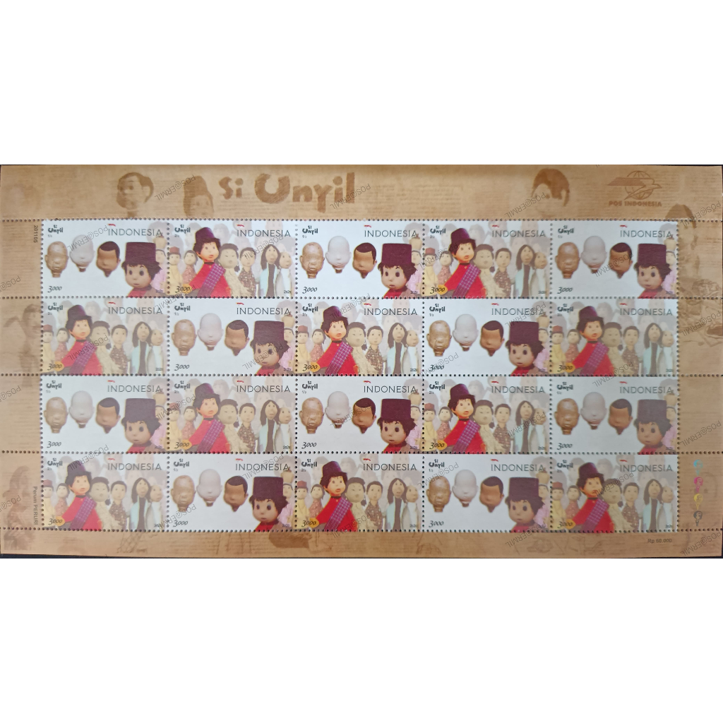 Jual PERANGKO (LEMBARAN/FULL SHEET) RP 3.000,- | Shopee Indonesia