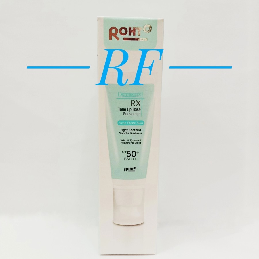 Jual Dermacept RX ToneUp Base Sunscreen SPF50 PA AcneProneSkin(Biru ...