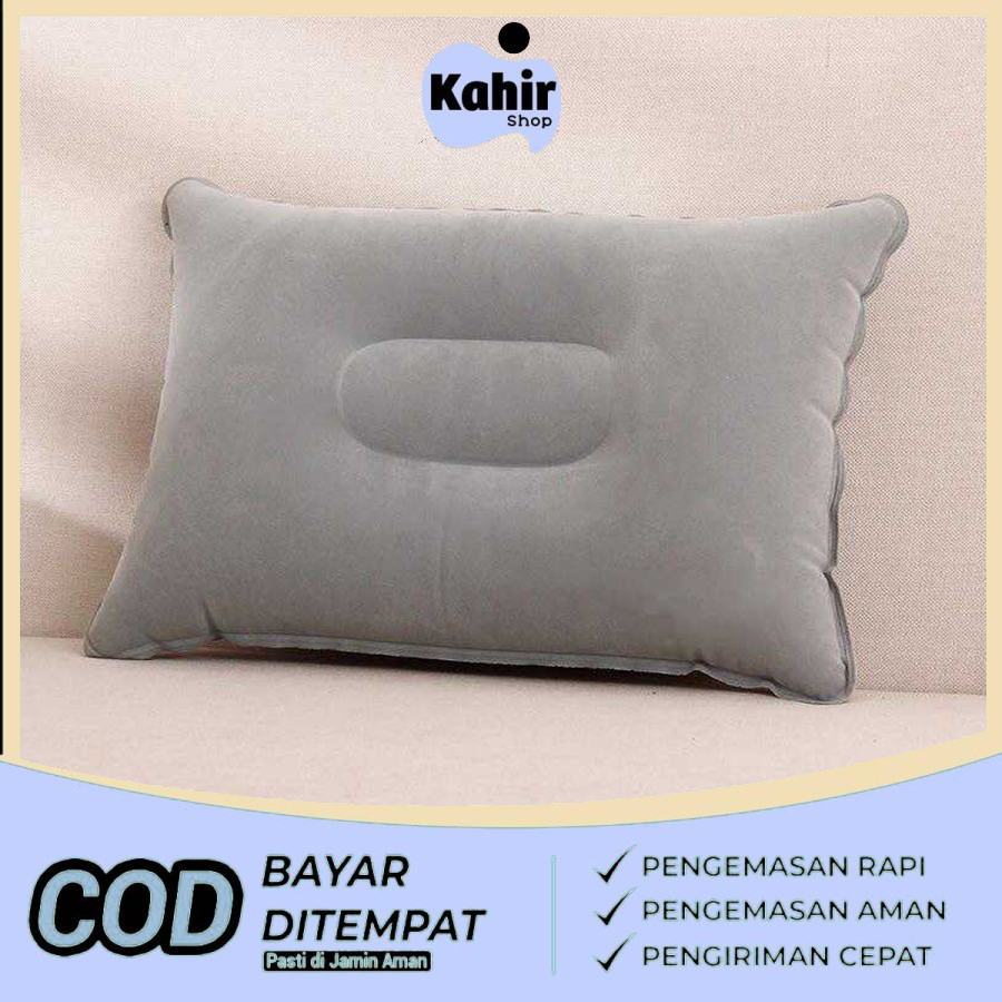 Jual Bantal Angin Portable - PVC dan Kain Velvet, Ukuran 33x22 cm ...