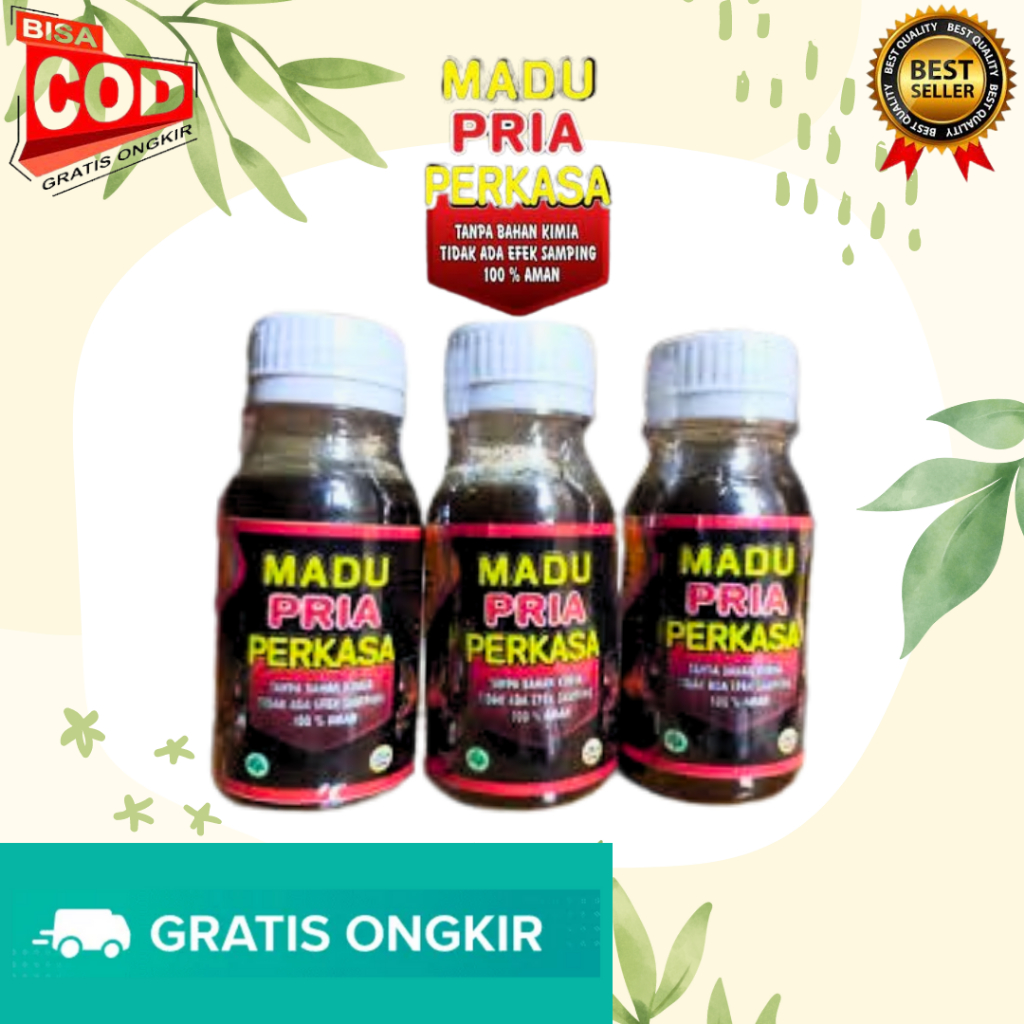 Jual Madu Stamina Pria dan Vitalitas Pria Perkasa Isi 80ml Penambah ...