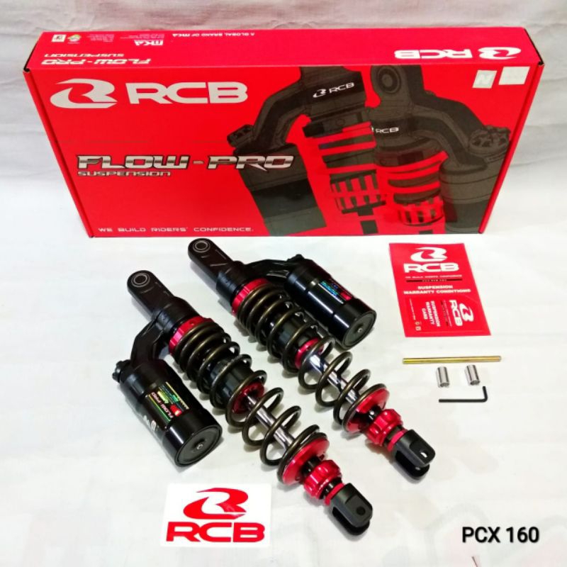 Jual Shock RCB Flow Pro PCX 160 PCX160 365 mm | Shopee Indonesia