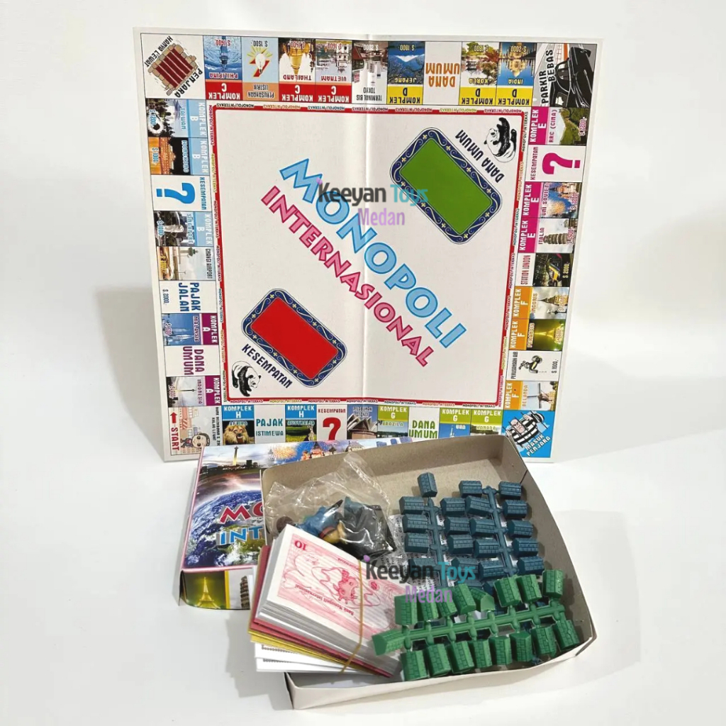 Jual Mainan Monopoly International 2 in 1 Mainan Jadul Monopoli Ular ...