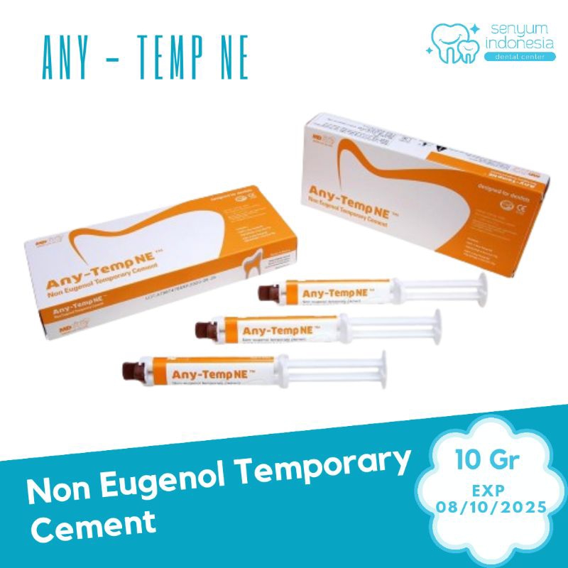 Jual ANY - TEMP NE Temporary Cement For Crown & Bridge non Eugenol Temp Bond NE Semensasi ...