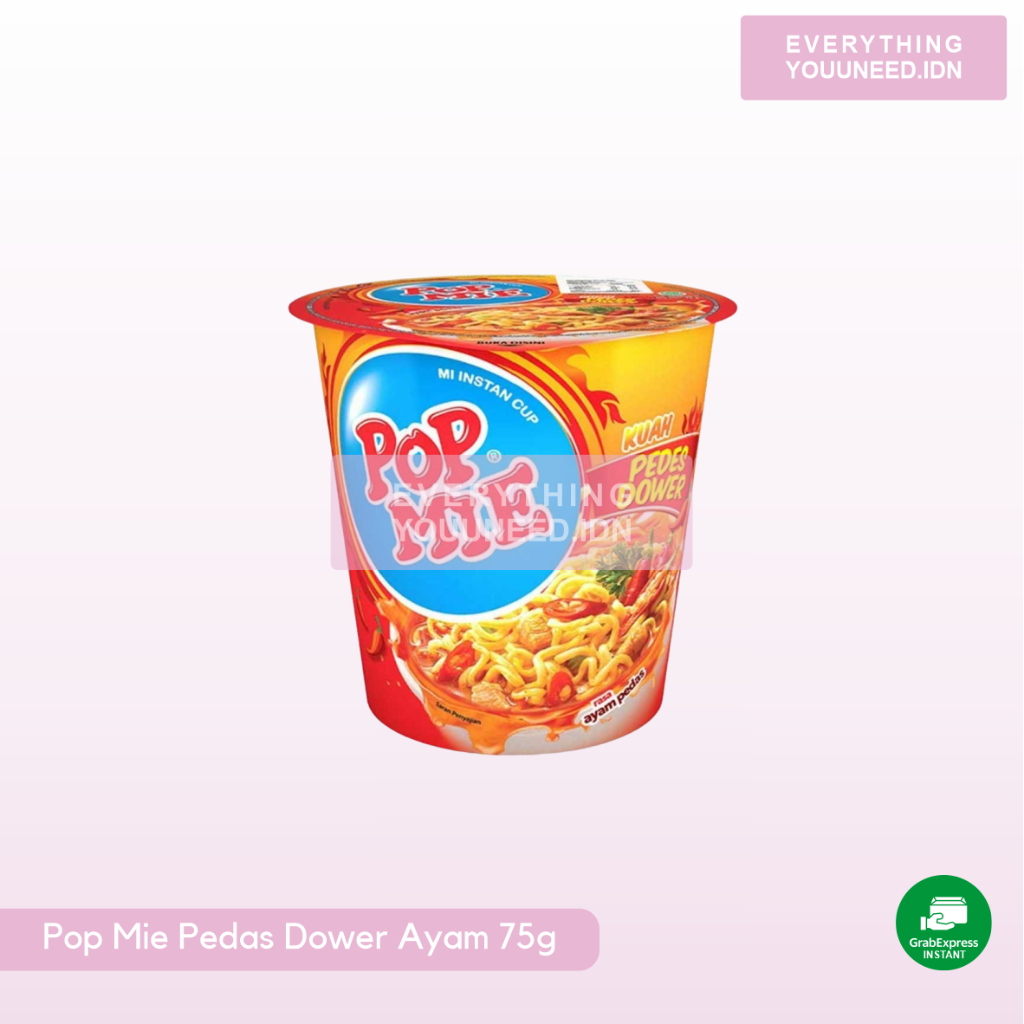 Jual Pop Mie Mi Instan Pedas Dower Ayam 75g | Shopee Indonesia