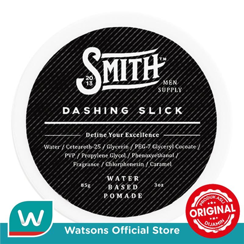 Jual Smith Dashing Slick Water Based Pomade 85 Gr | Shopee Indonesia