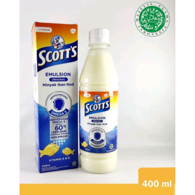Jual Scott Emulsion Original 400ml | Shopee Indonesia