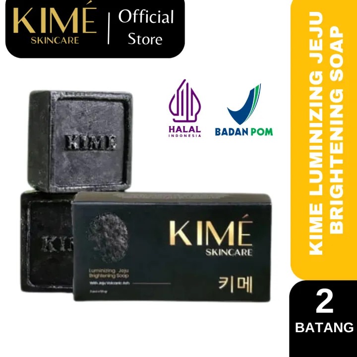 Jual Sabun KIME Skincare original 1 box isi 2 pcs kemasan baru KIME ...