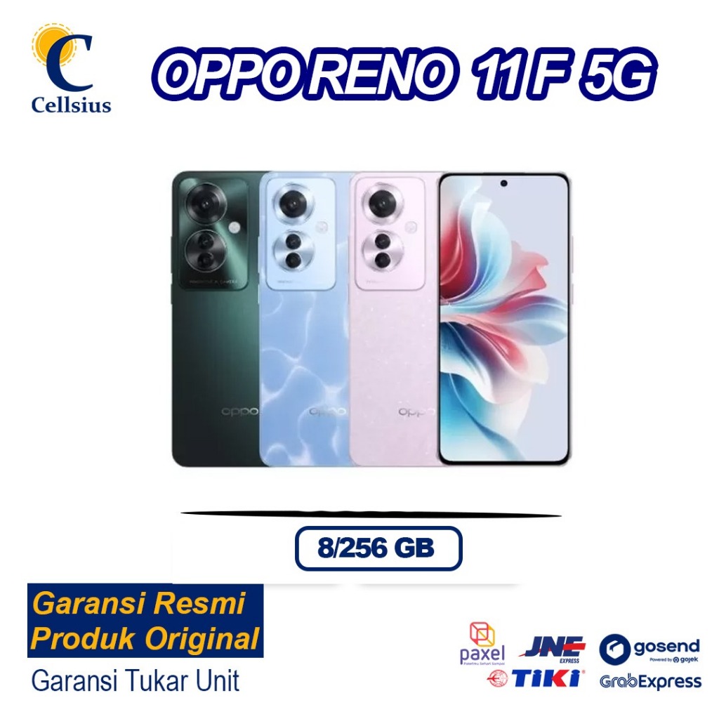 Jual Oppo Reno 11F 5G 8/256GB [+8GB Extended Ram] Original Garansi Resmi - Palm Green | Shopee ...