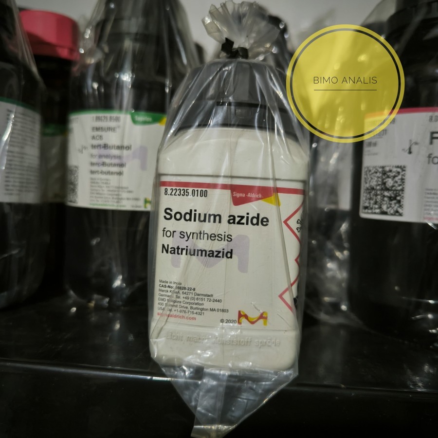 Jual SODIUM AZIDE FOR SYMTHESIS Merck 8.22335.0100 | No Cat. 822335 ...