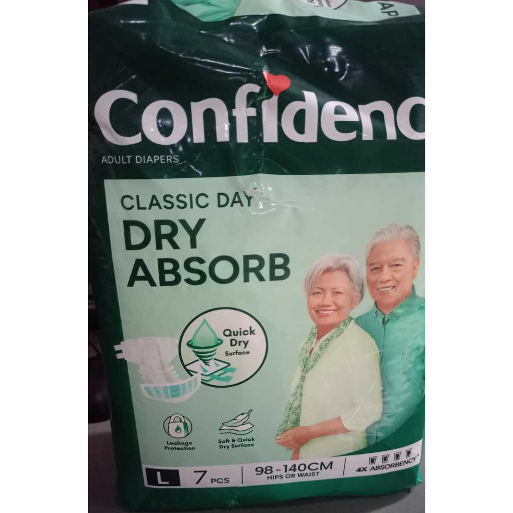 Jual CONFIDENCE ADULT DIAPERS CLASSIC DAY NIGHT M8 L7 XL6 POPOK DEWASA ...