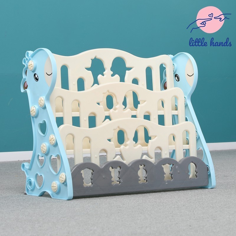 Jual LITTLE HANDS - Rak Buku Anak Plastik Tebal 2 in 1 Book Shelves ...