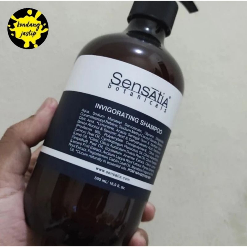 Jual sensatia botanicals invigorating shampoo kemasan botol 500 ml | Shopee Indonesia