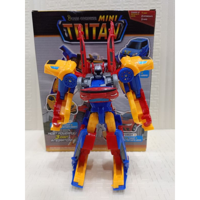 Jual Mainan Robot Tobot Mini TRITAN 3 kombinasi Tobot X, Y & Z | Shopee ...