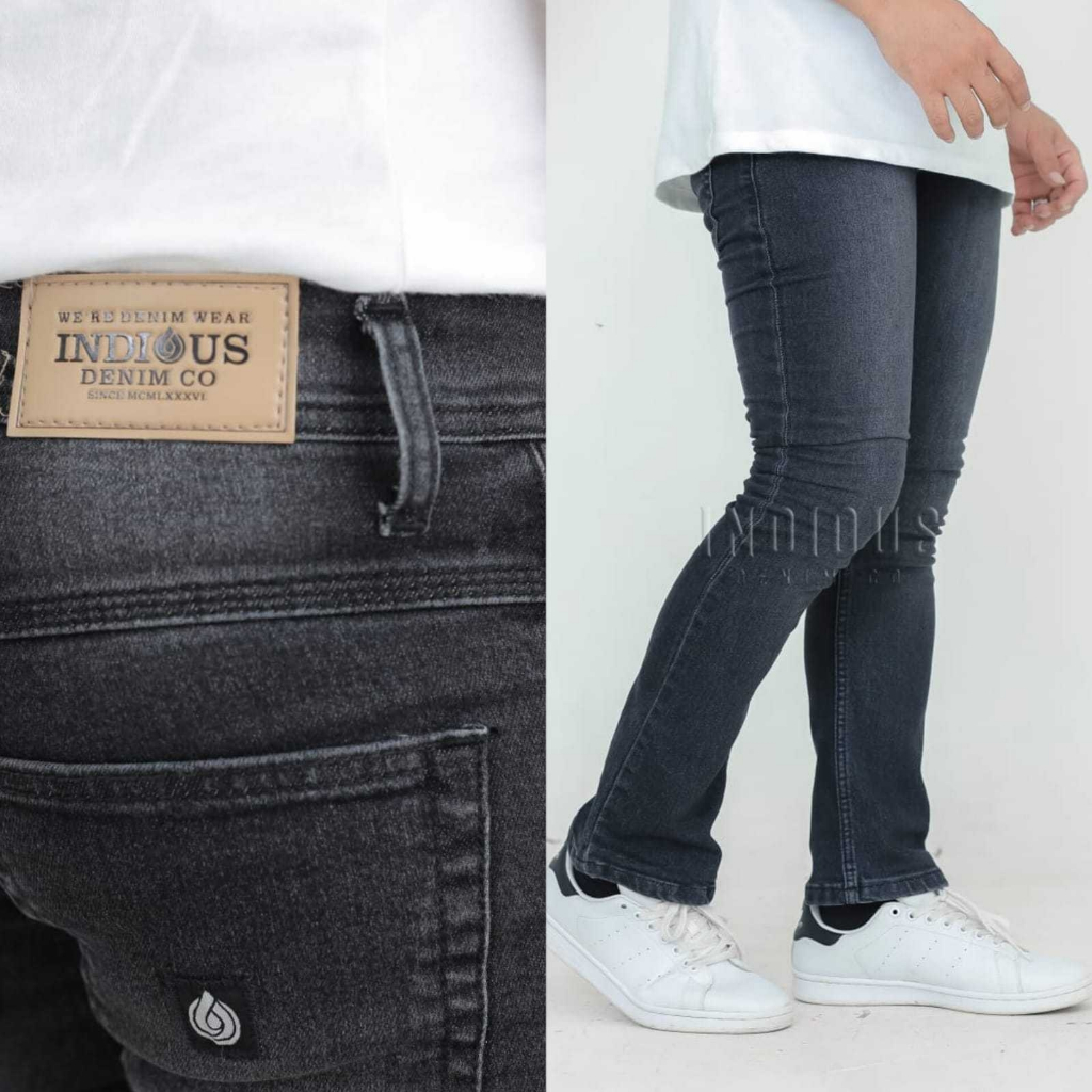 Jual INDIOUS DENIM Celana jeans cutbray pria / celana jeans pria ...