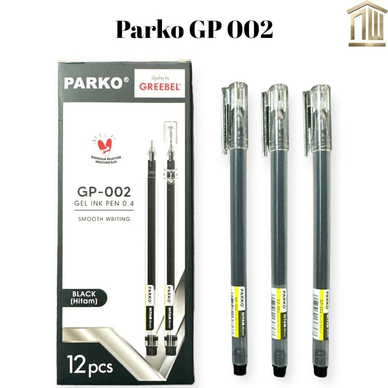 Jual Pulpen / Ballpoint / Pen Gell Parko GP 002 (12 Pcs) | Shopee Indonesia