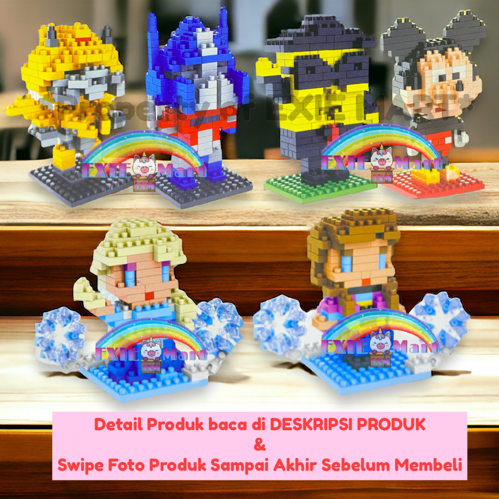 Jual MAINAN ANAK DIY MINI BLOCK - NANO BRICKS KARAKTER - MAINAN EDUKASI ...