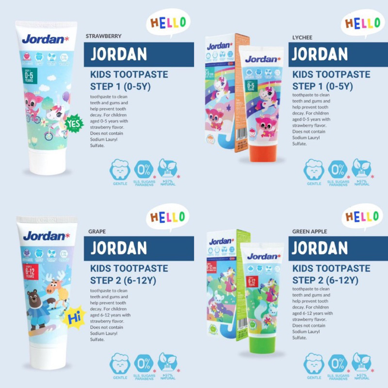 Jual Jordan Kids Toothpaste | Shopee Indonesia
