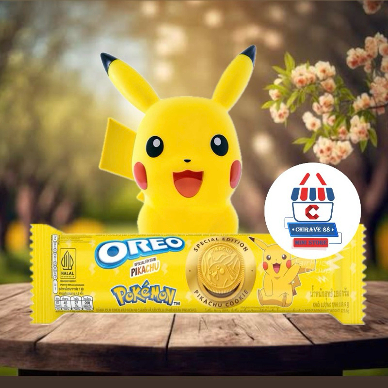 Jual [SPECIAL EDITION] Oreo Pikachu Pokemon Edition - Oreo Sandwich ...