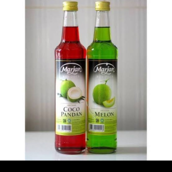 Jual Sirup Marjan Rasa Cocopandan | Melon 460ml | Shopee Indonesia