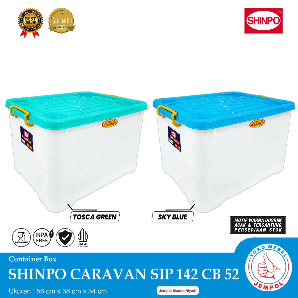 Jual Container Box/SHINPO Caravan SIP 142 CB 52/Kontainer Plastik ...