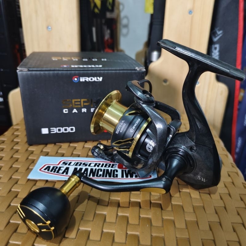 Jual Reel IROLY SEPHIA SW & SEPHIA CARBON 500 800 1000 2000 3000 4000 ...