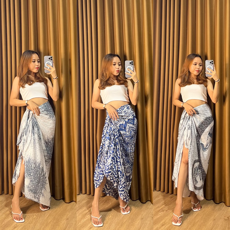 Jual KAIN PANTAI RUMBAI // ROK SPAN MOTIF RUMBAI | Shopee Indonesia