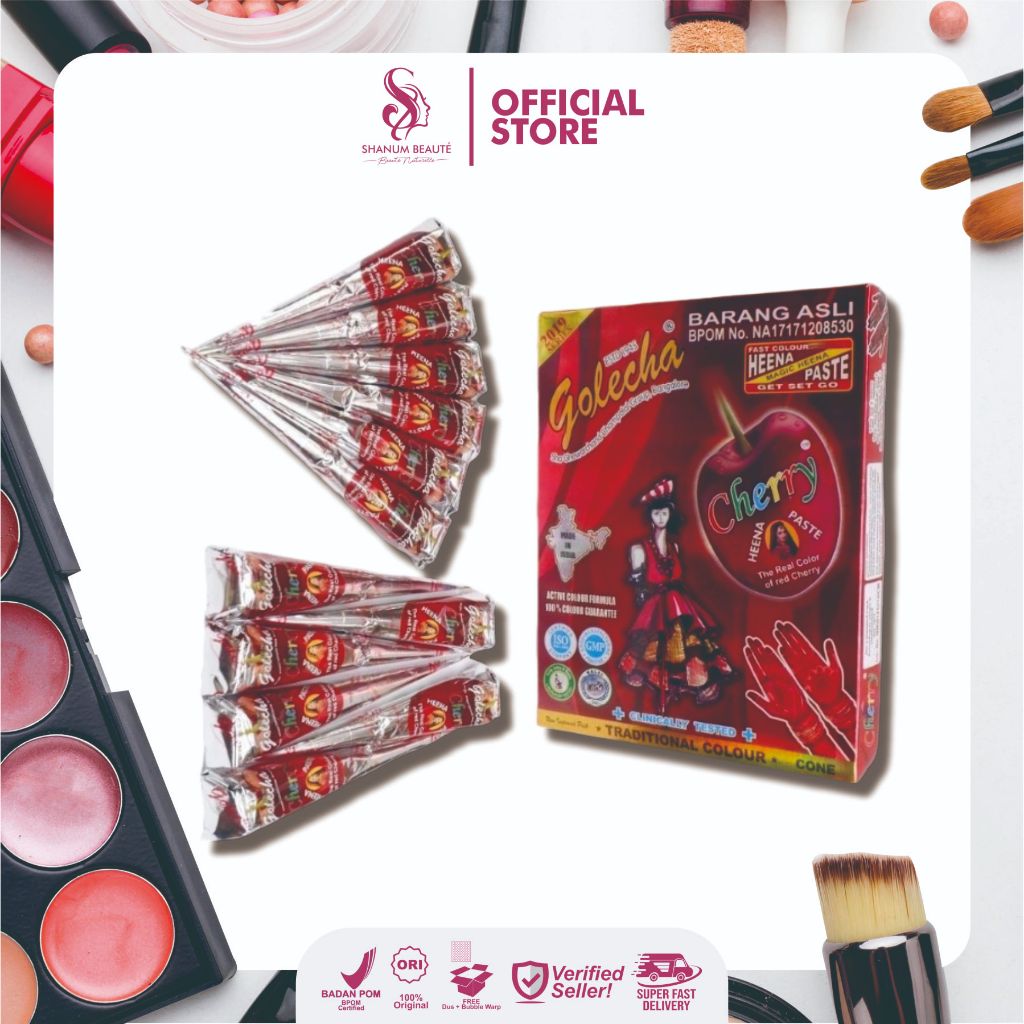 Jual Golecha Cherry I Maroon I Black Heena Paste - (Per Pcs) | Shopee ...