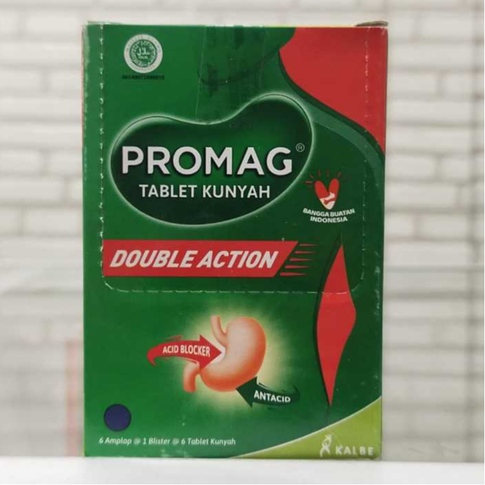 Jual promag double action tablet 1 strip | Shopee Indonesia