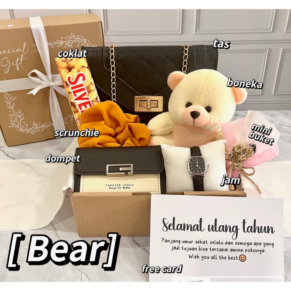 Jual [TAS1] Kado Hampers Gift Box Hadiah Ulang Tahun Perempuan Wanita Cewek Wisuda Graduation ...