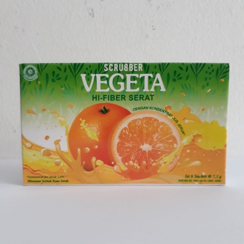 Jual VEGETA Scrubber Rasa Jeruk 7.1gram BOX 6 Sachet | Shopee Indonesia