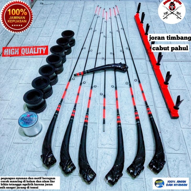 Jual joran timbang set 7 120cm cabut pahul terbaru | Shopee Indonesia